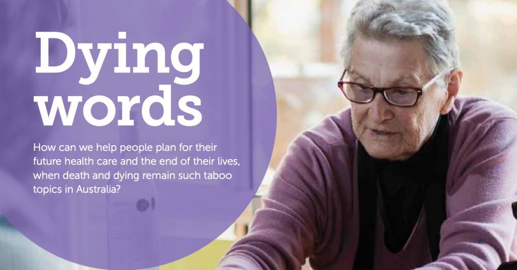 Dying words - Talking about end of life care - North Western Melbourne ...