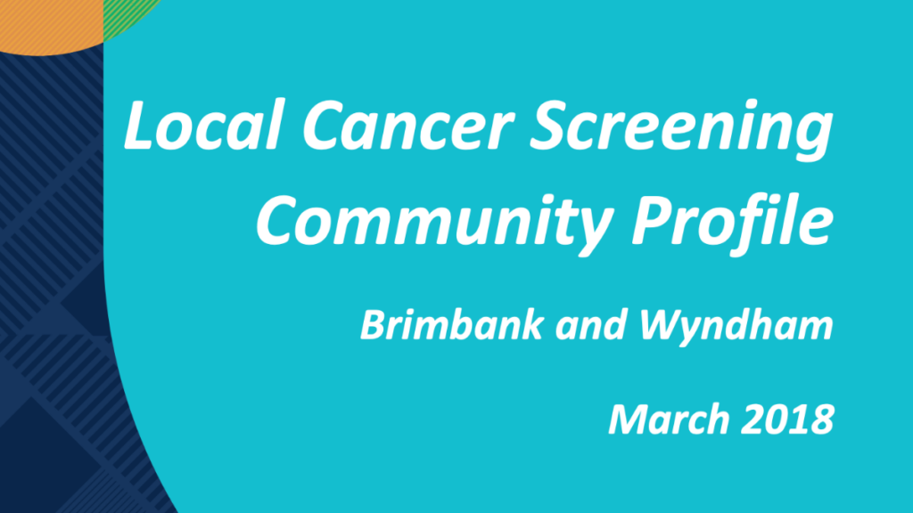 CLCSP Local Cancer Screening Community Profile - North Western ...