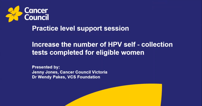 Increase the number of HPV self-collection tests completed for eligible ...