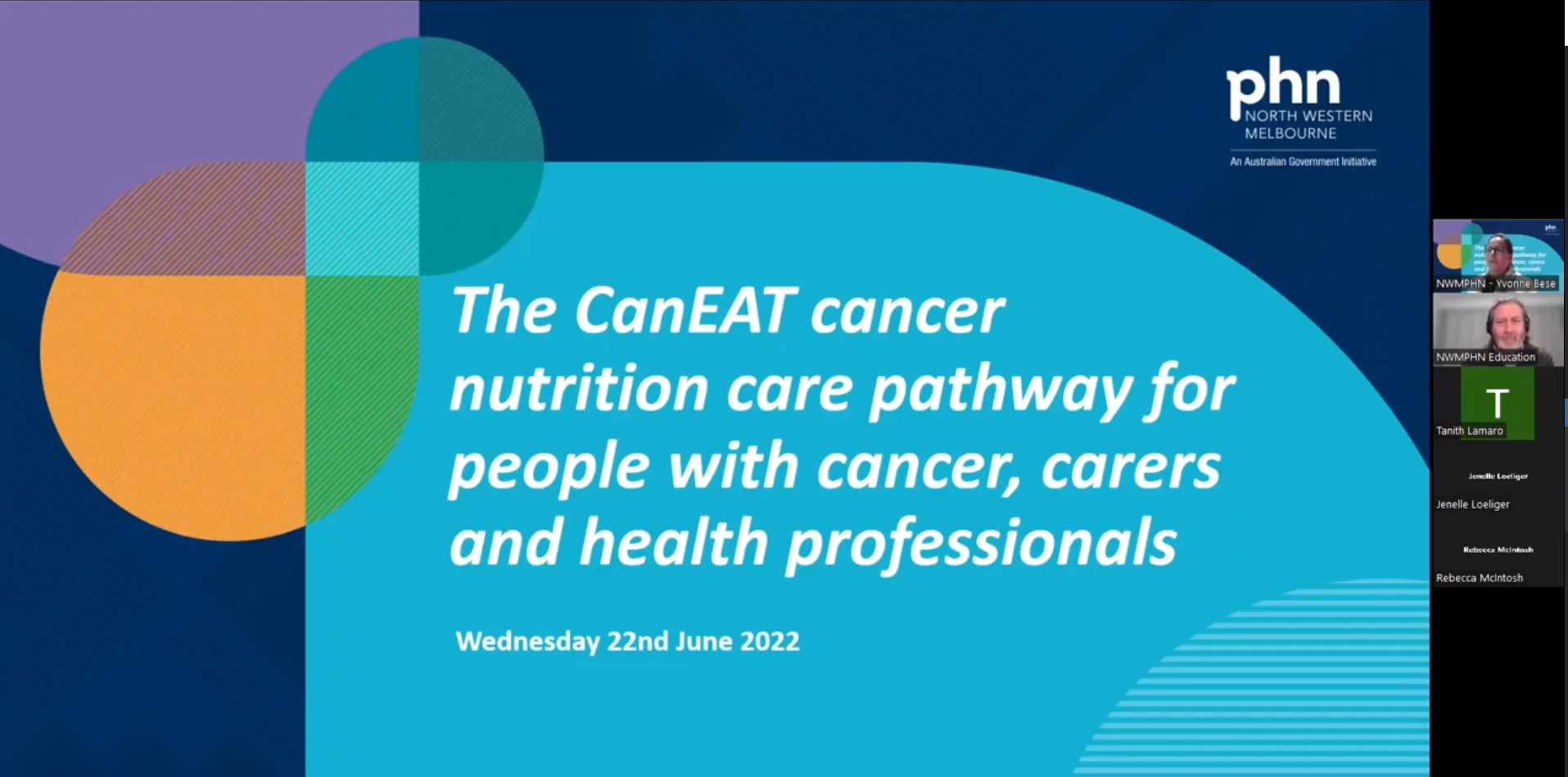 The CanEAT cancer nutrition care pathway (webinar 22 June 2022) - North ...