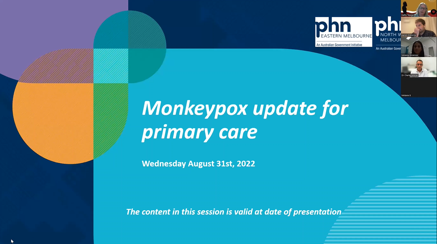 Monkeypox update for primary care (31 August 2022) - North Western ...