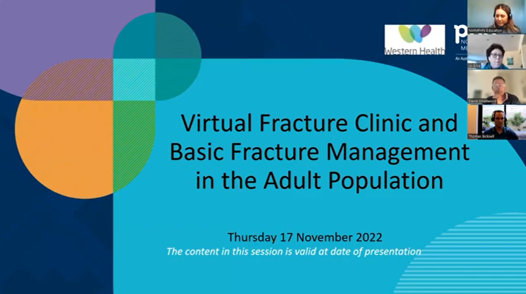 Virtual Fracture Clinic and Basic Fracture Management in the Adult ...