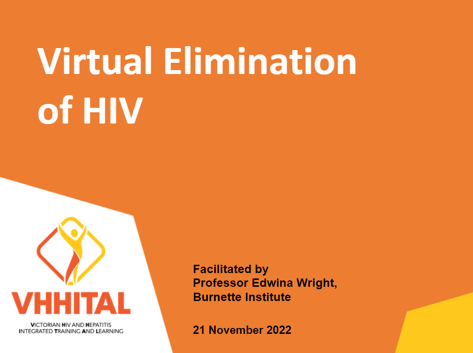HIV Virtual Elimination - Topical Session (21 November 2022) - North ... HIV Virtual Elimination - Topical Session (21 November 2022) - North ...