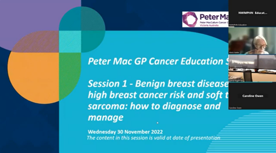 Peter Mac cancer series- Benign breast disease, high breast cancer risk ...