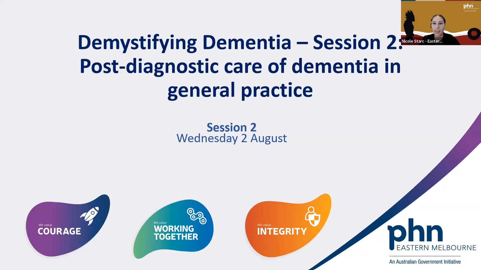 Demystifying Dementia – session 2: Post-diagnostic care of dementia in ...