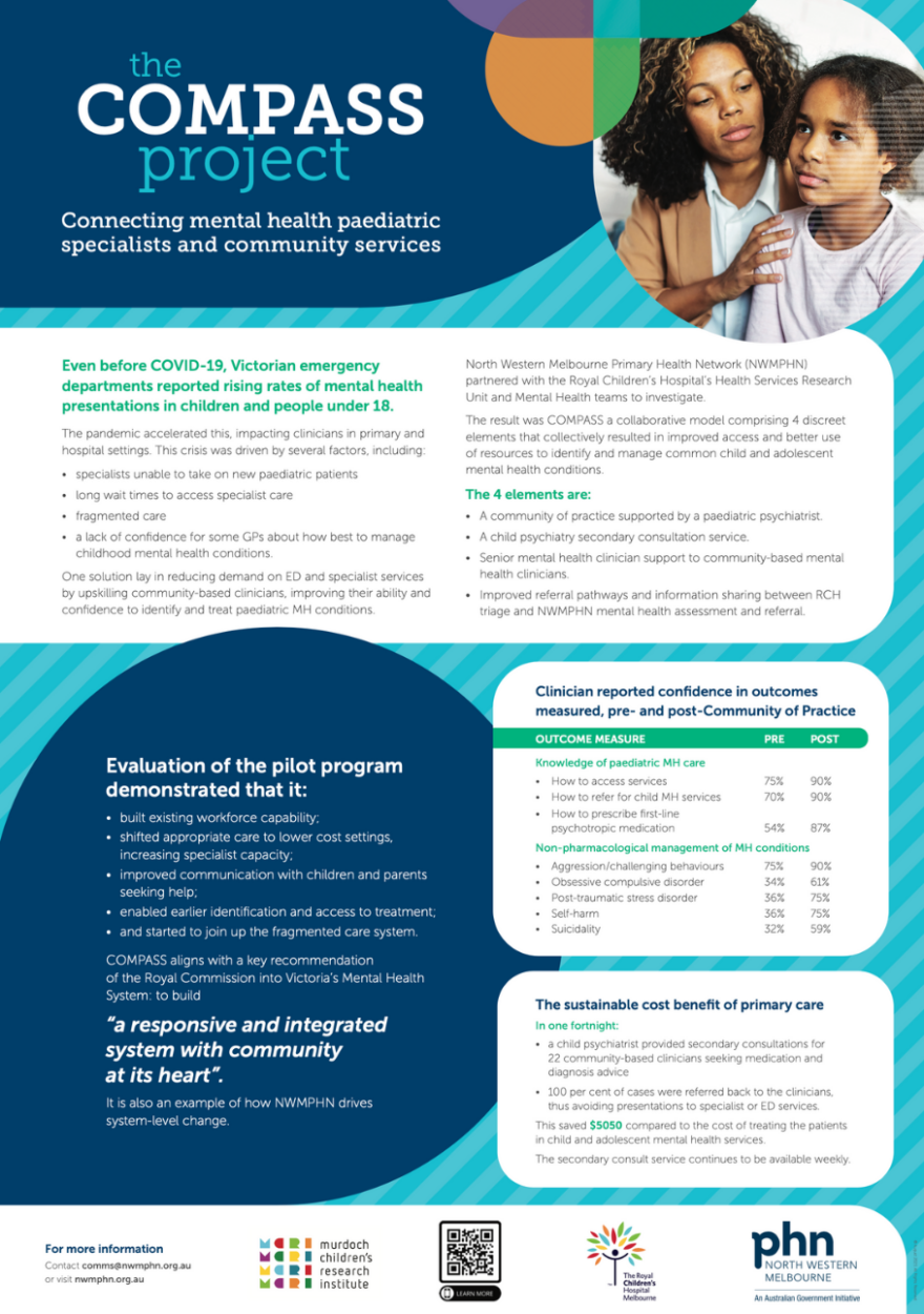 COMPASS: Connecting mental health paediatric specialists and community ...