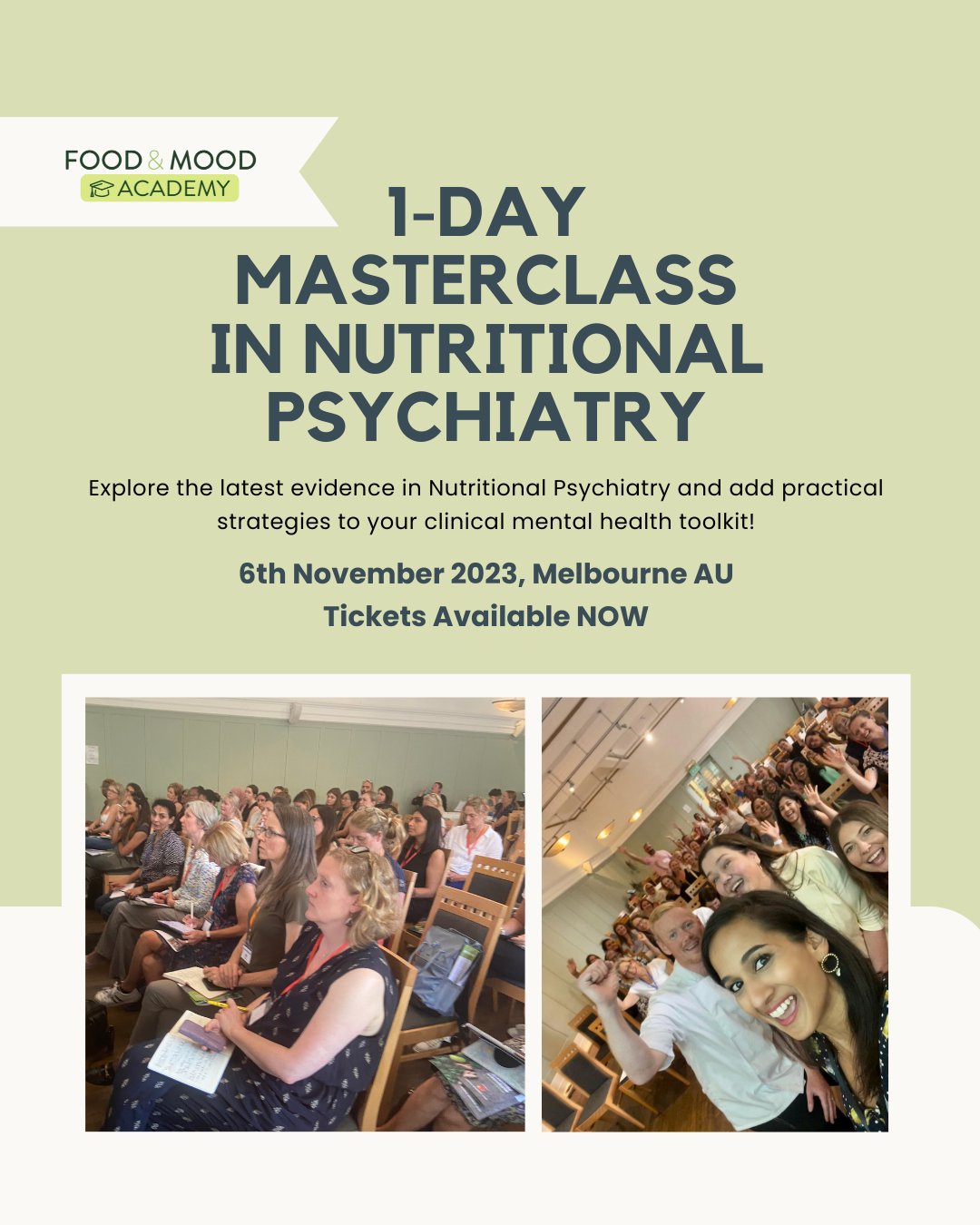 1-day Masterclass: Nutritional Psychiatry - North Western Melbourne Primary Health Network