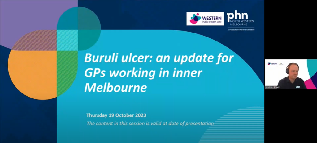 Buruli ulcer: an update for GPs working in inner Melbourne (19 October ...