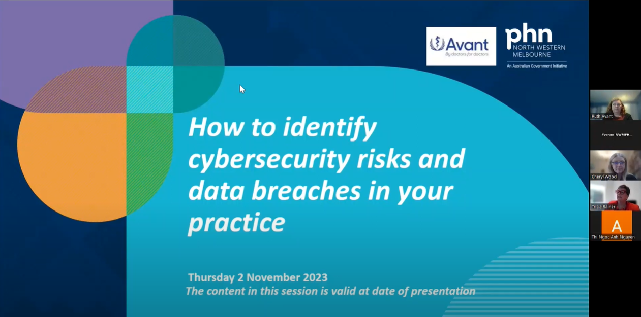 How to identify cybersecurity risks and data breaches in your practice (2 November 2023) - North ...