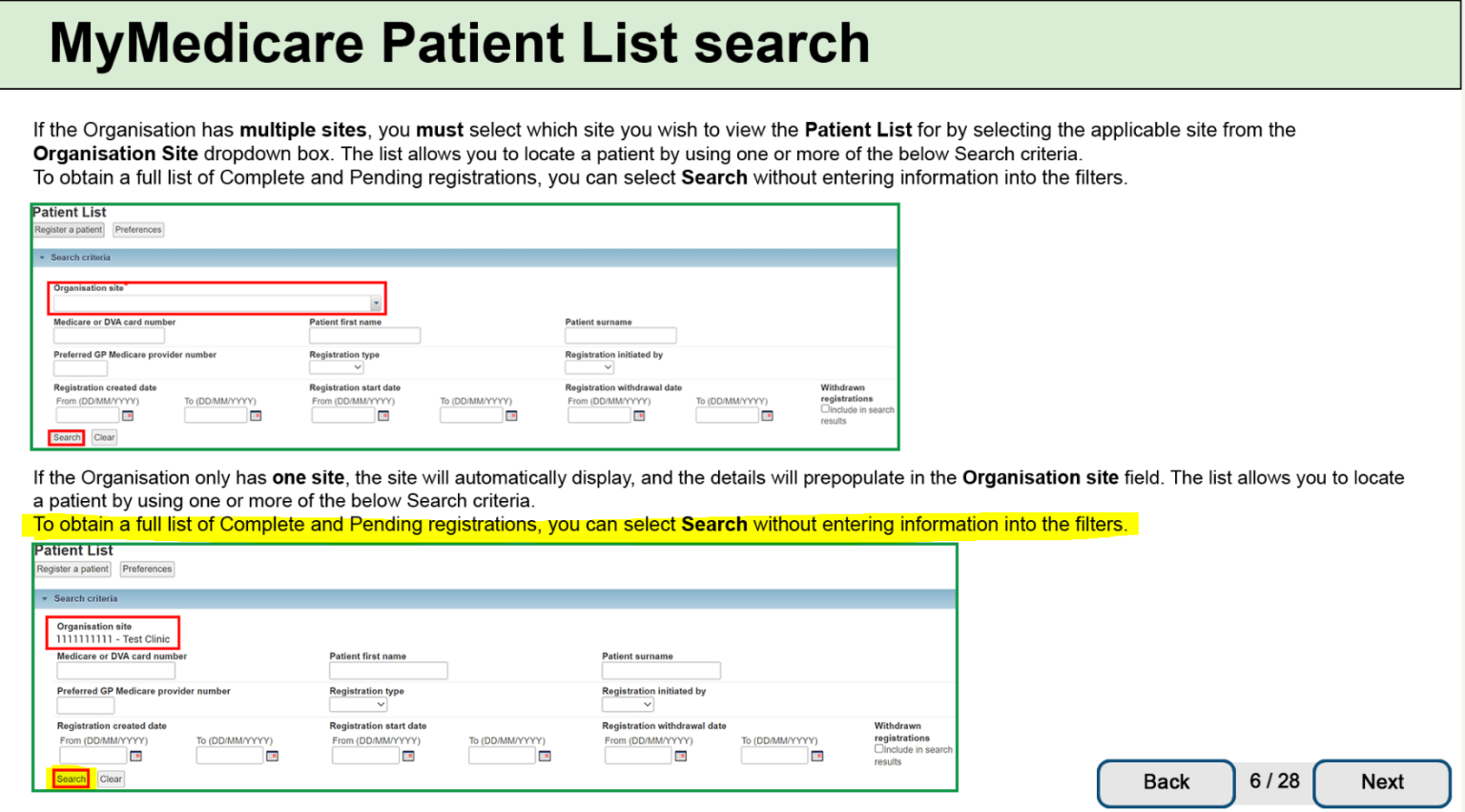 MyMedicare update enables practices to analyse patient registration data - North Western ...