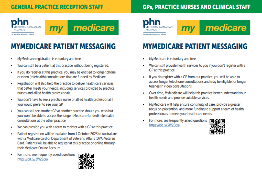 MyMedicare scripts for GP clinics - North Western Melbourne Primary ...