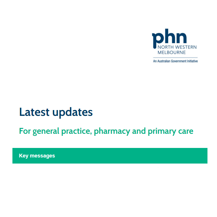 Primary Care e-Bulletin (13 October 2025) - North Western Melbourne ...