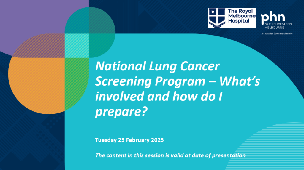 National Lung Cancer Screening Program – What’s involved and how do I ...