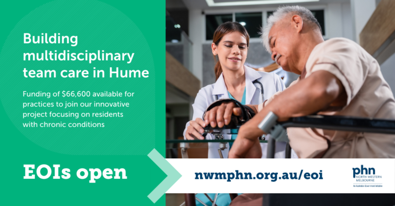 Expression of interest: Building multidisciplinary team care in Hume ...