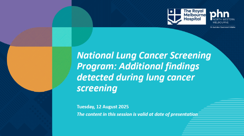 National Lung Cancer Screening Program: Additional findings detected ...