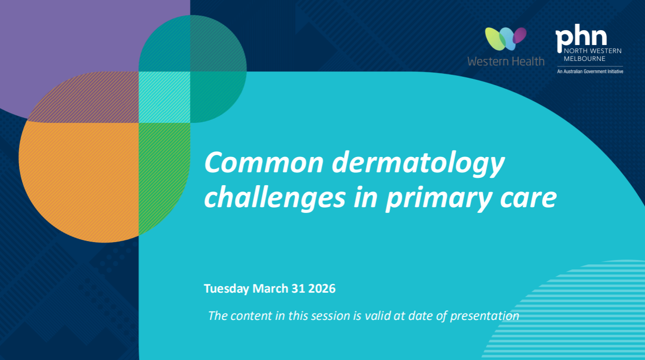 Common dermatology challenges in primary care (31 March 2026) - North ...